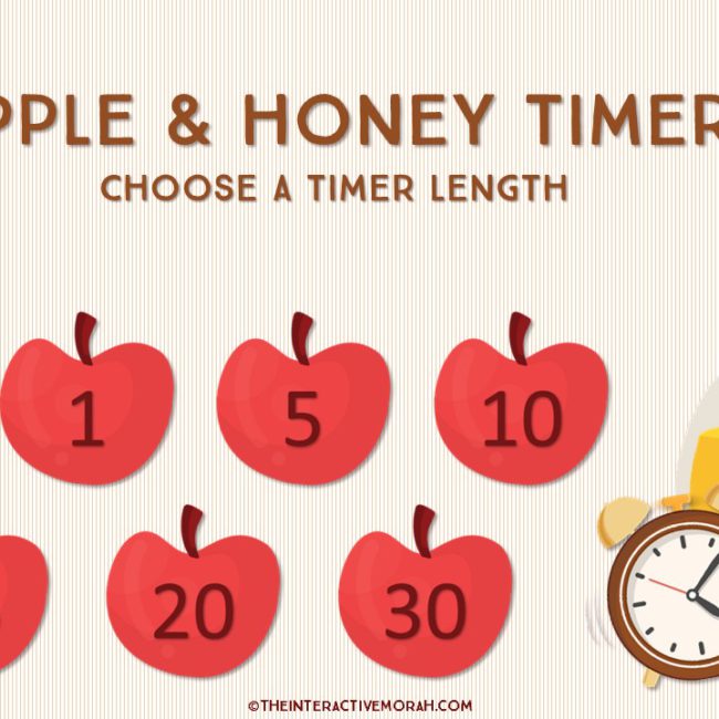 Apple & Honey Visual 5 Minute Timer - The Interactive Morah